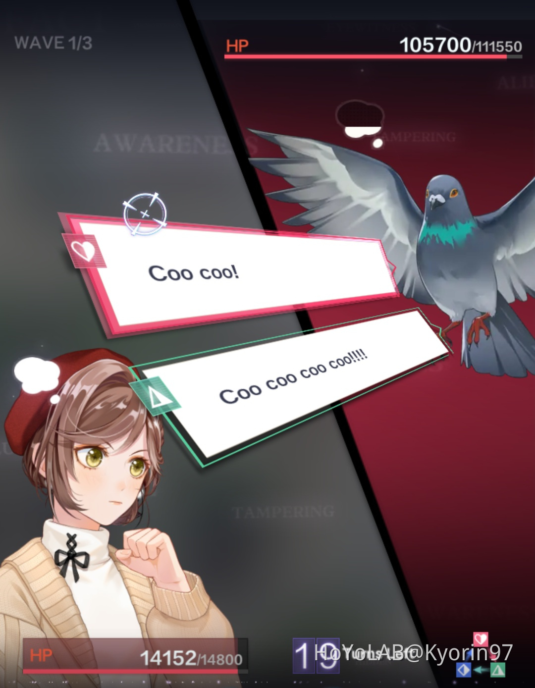 Rosa vs Pigeon | Tears of Themis | HoYoLAB