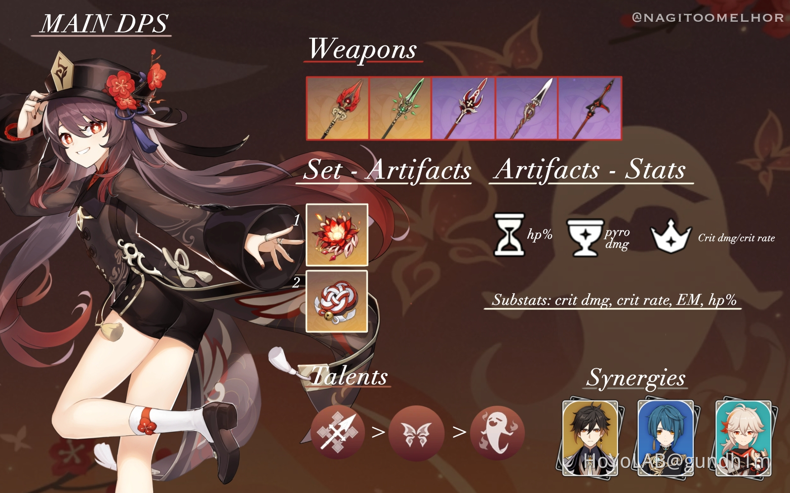 hu tao - guia build Genshin Impact | HoYoLAB
