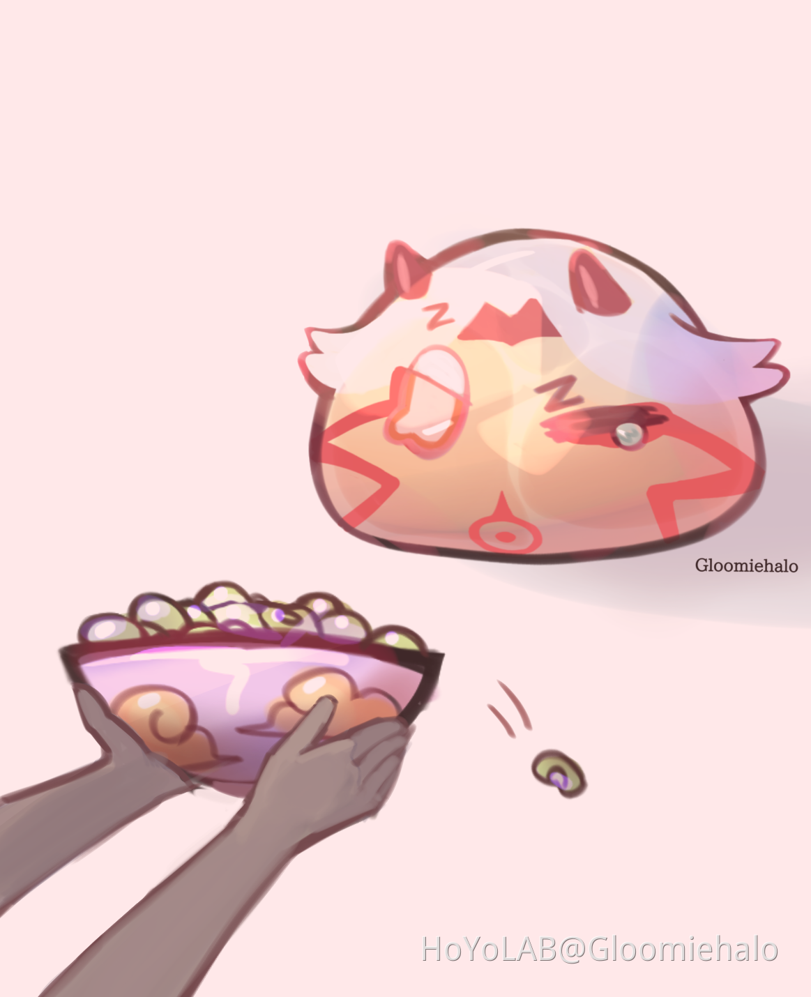 please don't give beans to the oni slime Genshin Impact | HoYoLAB