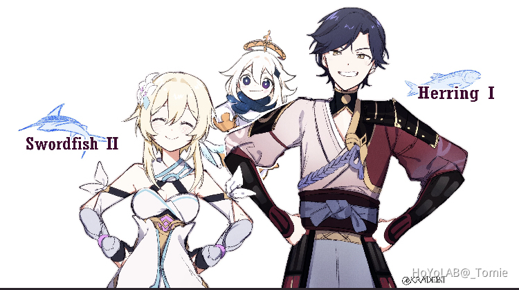 Fanart 』A Wonderful Friendship 𓆝 𓆟 𓆞 Genshin Impact | HoYoLAB