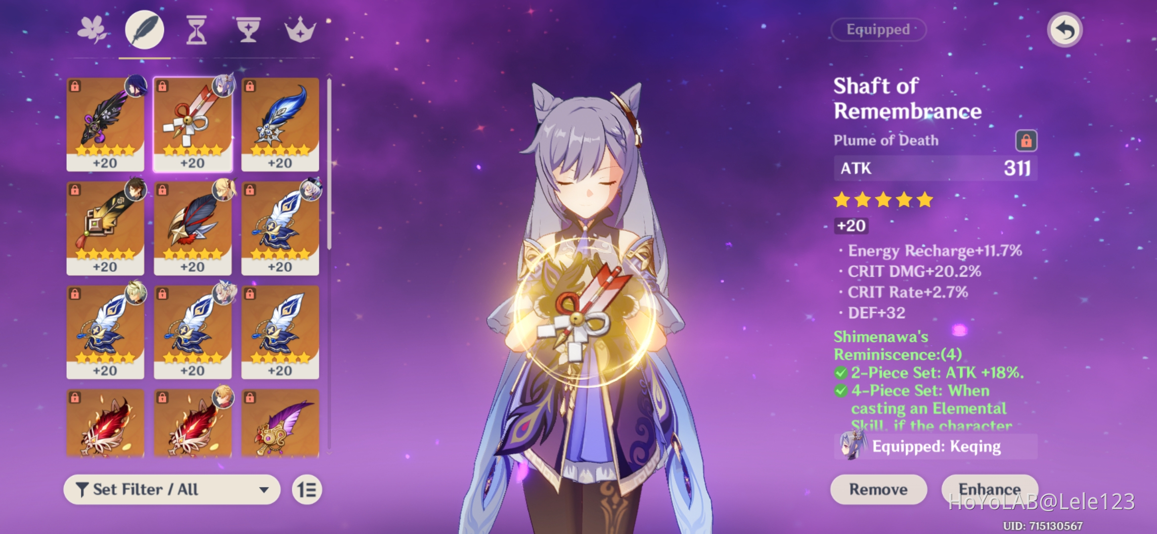 Keqing Build | Genshin Impact | HoYoLAB