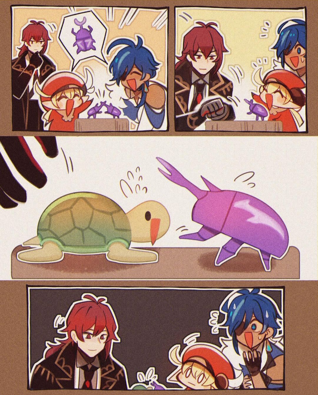 he doesn't know the rules of the match.. but decides to play with klee ...