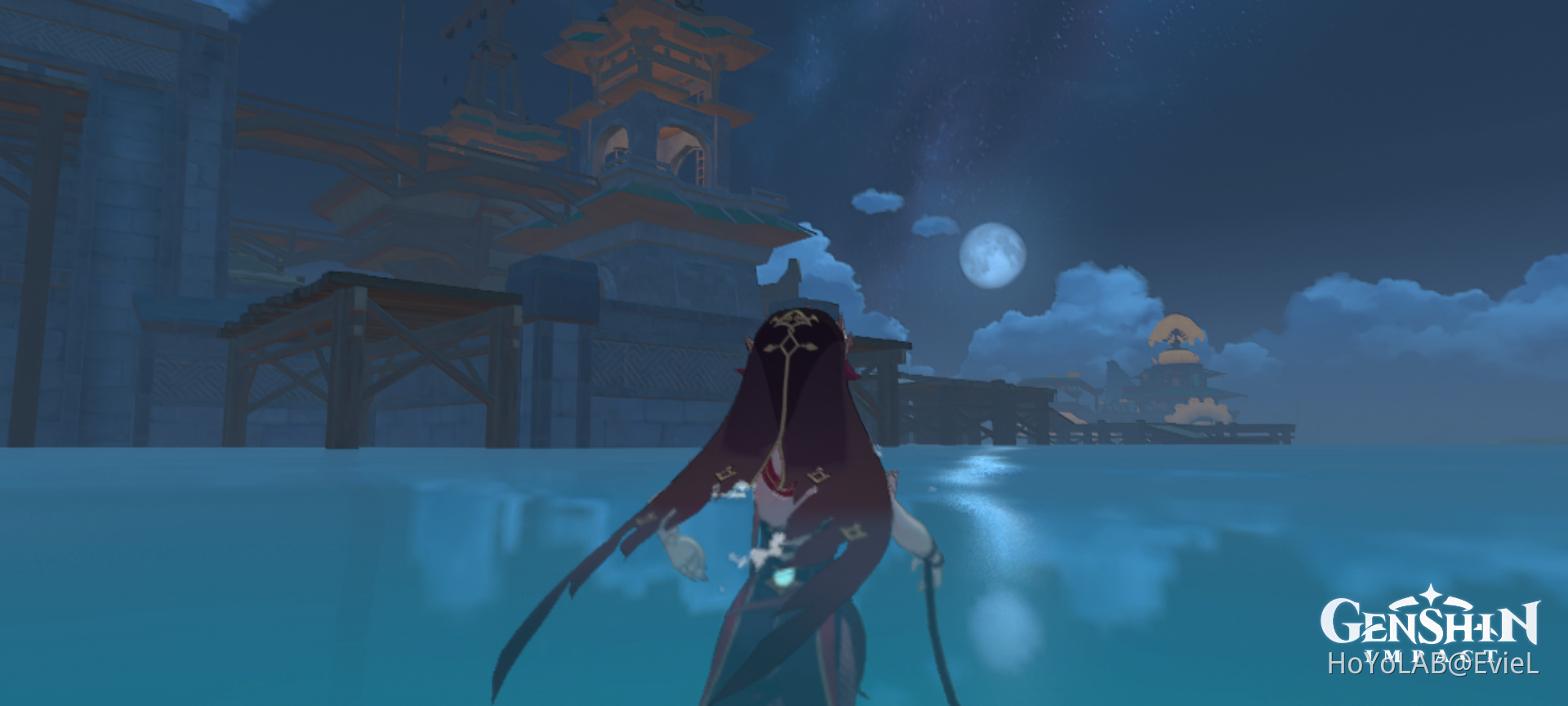 Full Moon Swim Genshin Impact | HoYoLAB