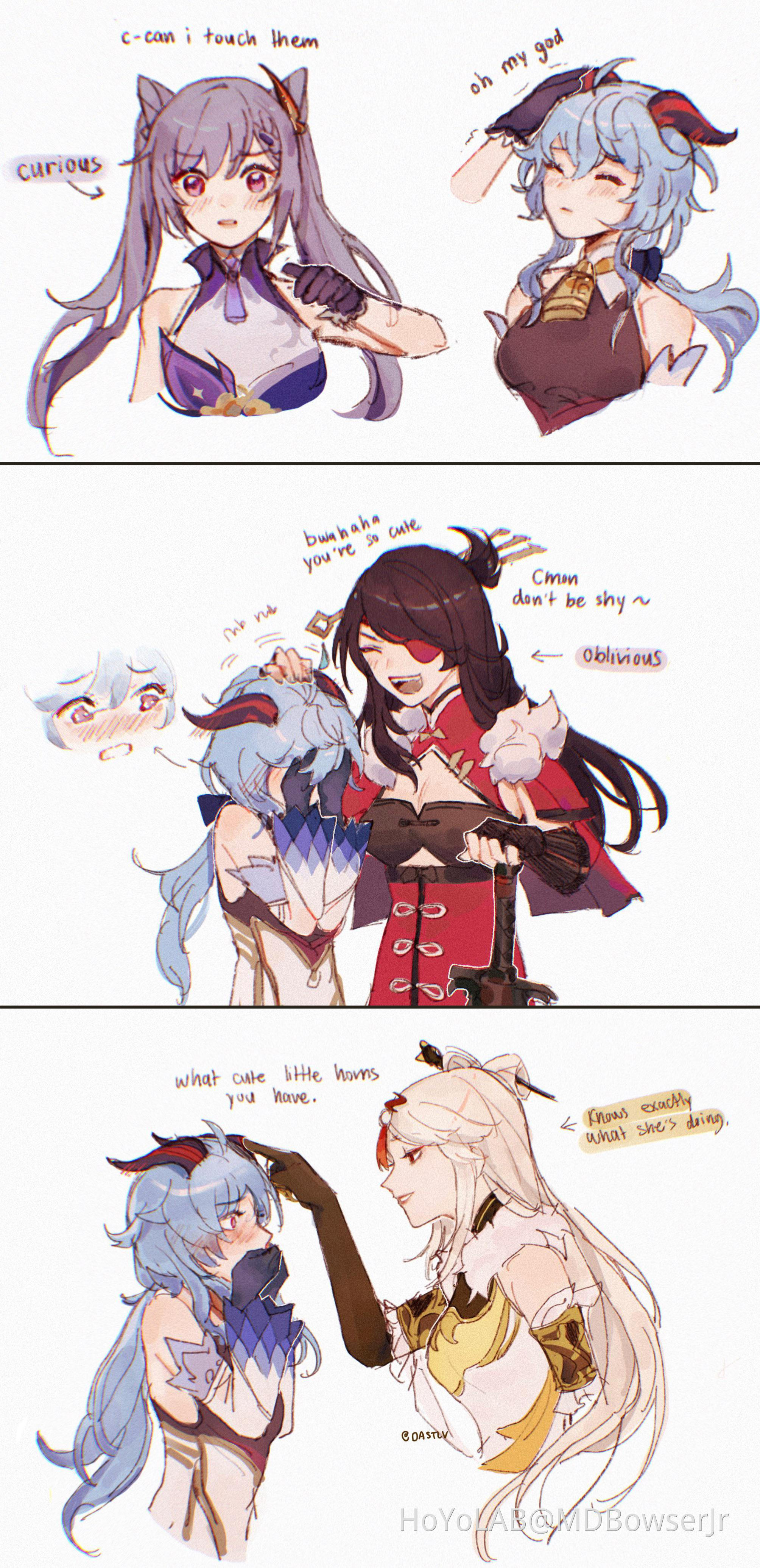 Touching Ganyu's Horns... Genshin Impact | HoYoLAB