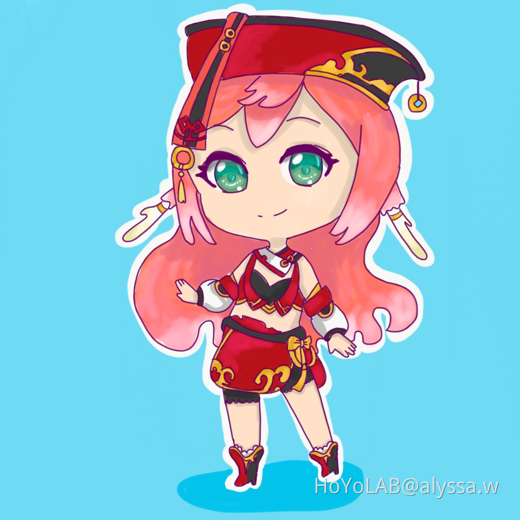 Little Yanfei Chibi! Genshin Impact | HoYoLAB