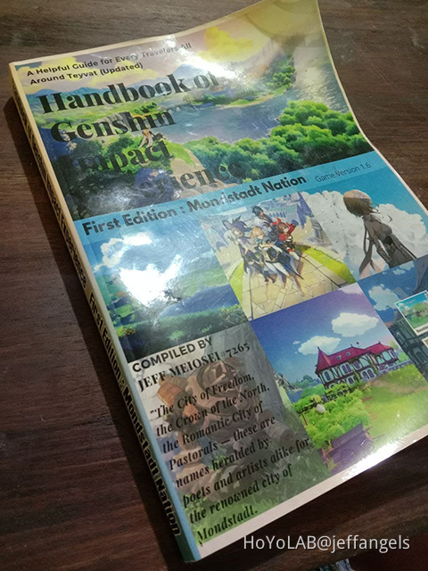 Collection of Handbook Of Genshin Impact Experience Series 2020/2021 (9 ...