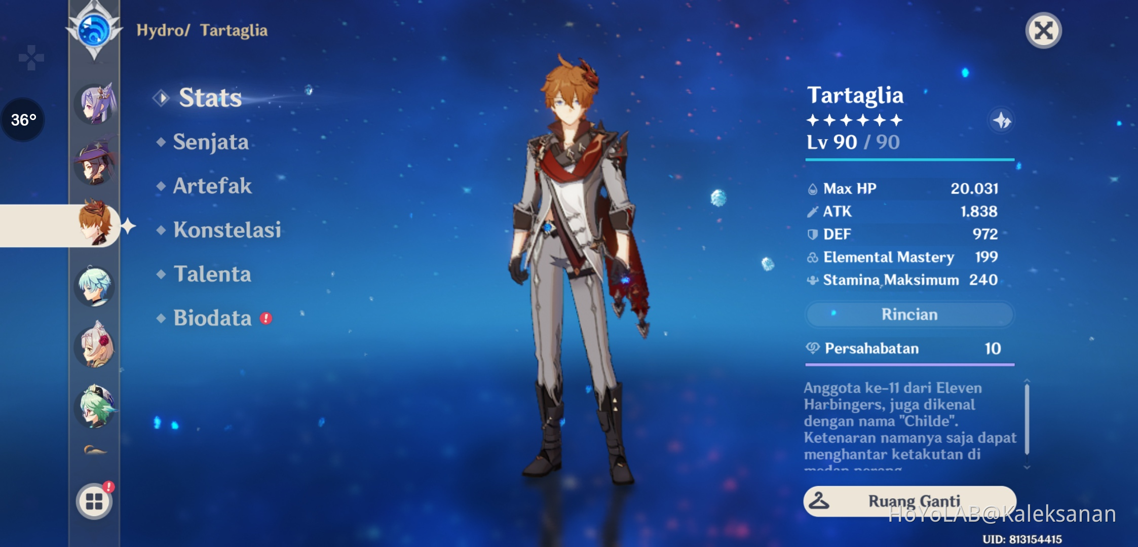 Build Childe Genshin Impact | HoYoLAB