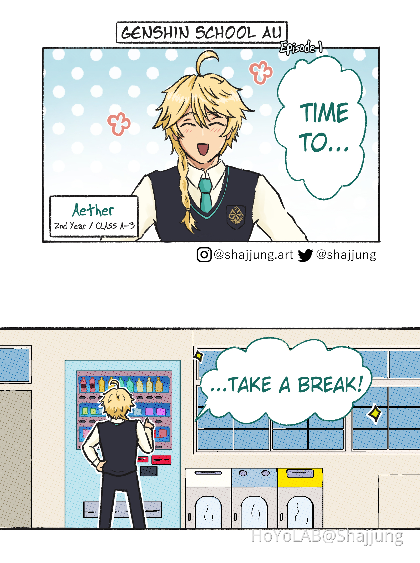 Genshin School AU Genshin Impact | HoYoLAB
