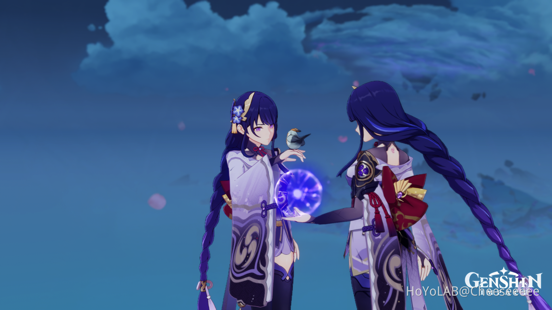 Raiden Ei and her puppet :D | Genshin Impact | HoYoLAB