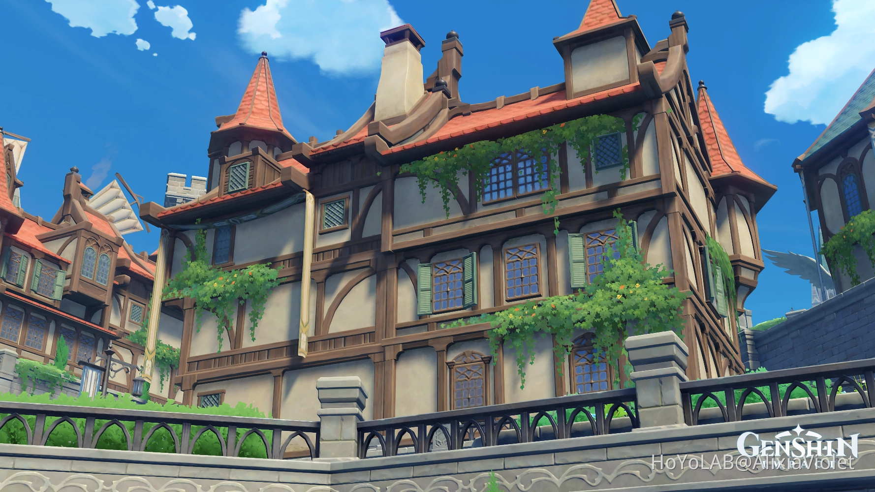 Look At This Beautiful Architecture Genshin Impact | HoYoLAB