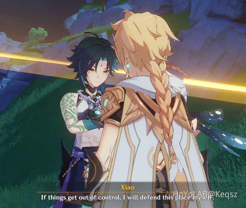 Xiao since last year protecting Liyue and it's people. Genshin Impact ...