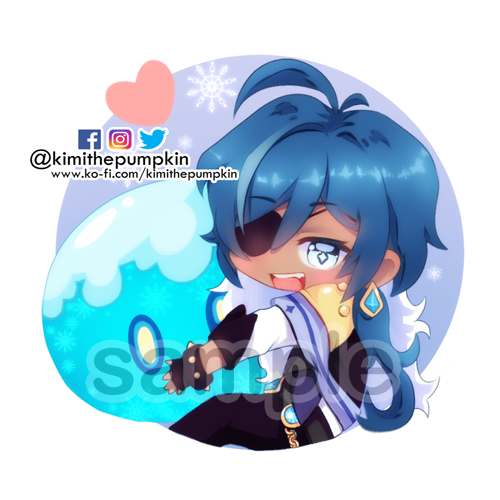 Kaeya chibi Genshin Impact | HoYoLAB