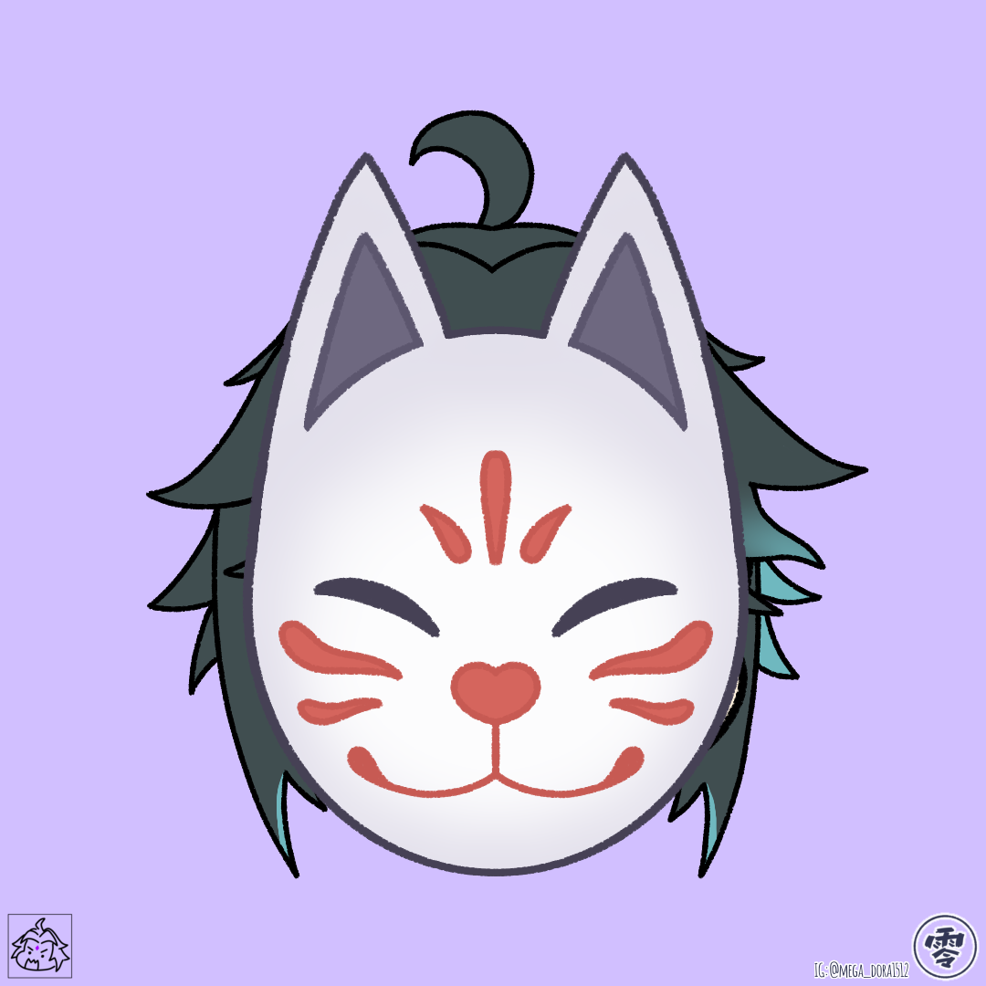 Different masks on Xiao Part 3 (๑¯ ¯๑) Genshin Impact | HoYoLAB