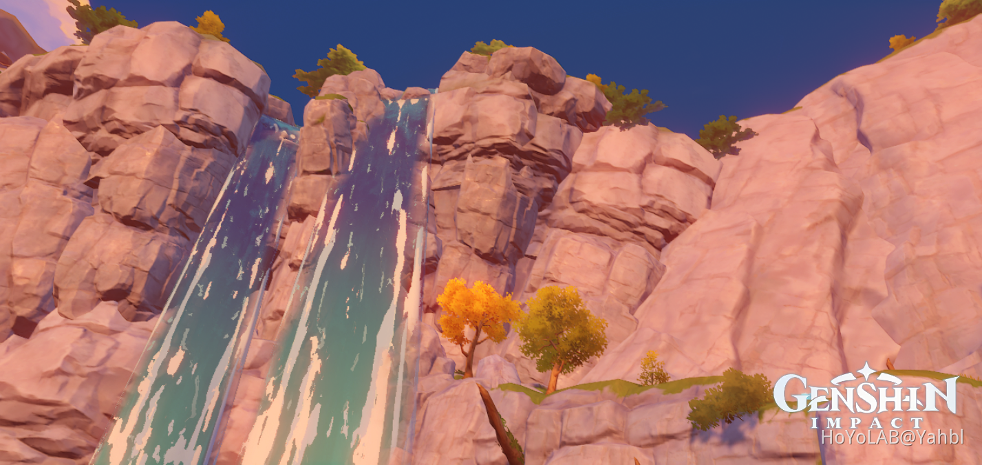 A Relaxing Waterfall... Genshin Impact | HoYoLAB