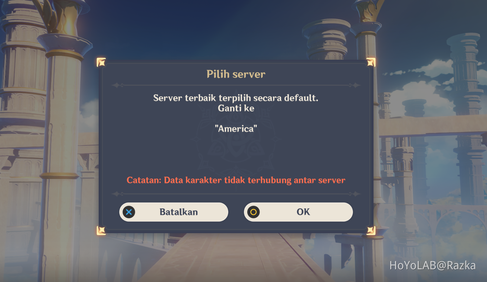 Beda Server Genshin Impact | HoYoLAB
