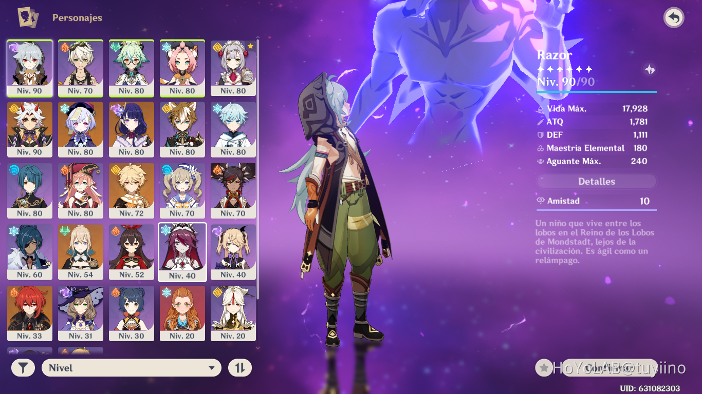 Equipo para razor DPS? Genshin Impact | HoYoLAB