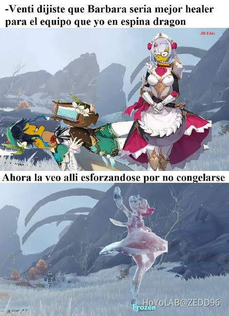 memes Bárbara xD Genshin Impact | HoYoLAB