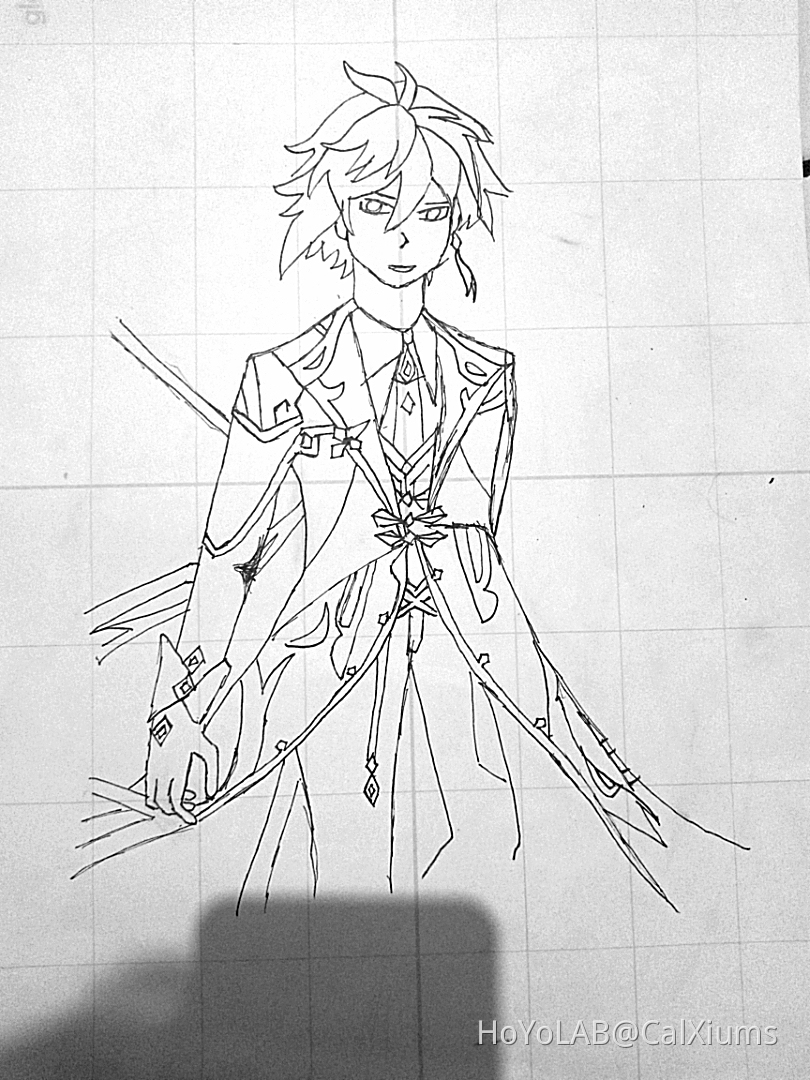 Trying to Draw Zhongli Genshin Impact | HoYoLAB