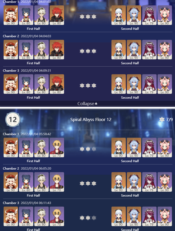 The current Abyssal Moon buff is really fun, mono element go brrr ...