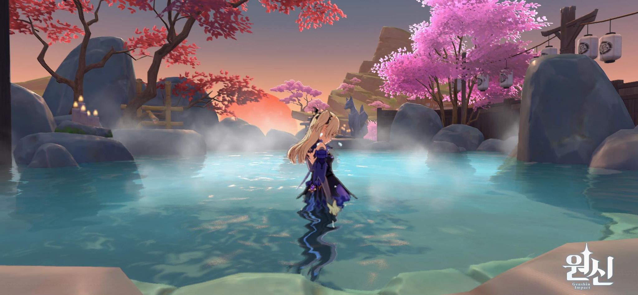 Inazuma Hot Spring Genshin Impact | HoYoLAB