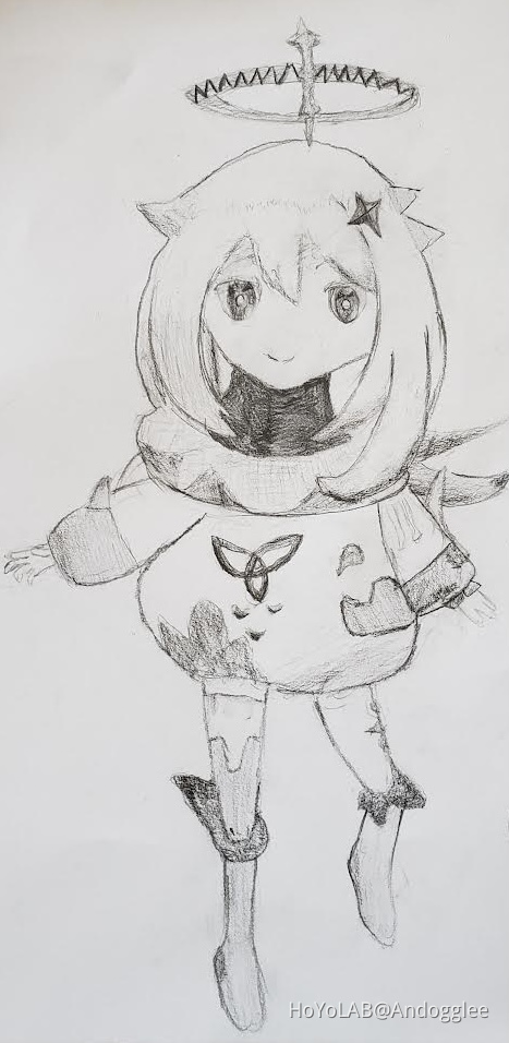 Sketch of Paimon Genshin Impact | HoYoLAB