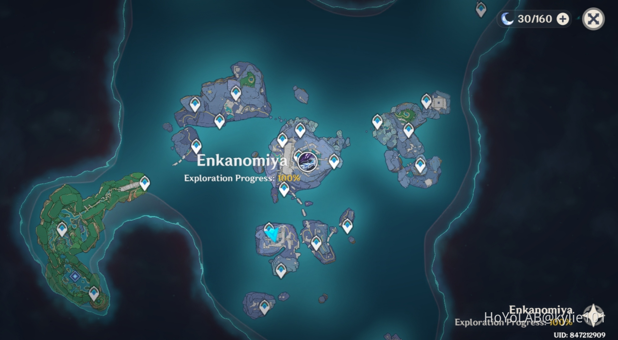 100% Map of Enkanomiya 🥰 Genshin Impact | HoYoLAB