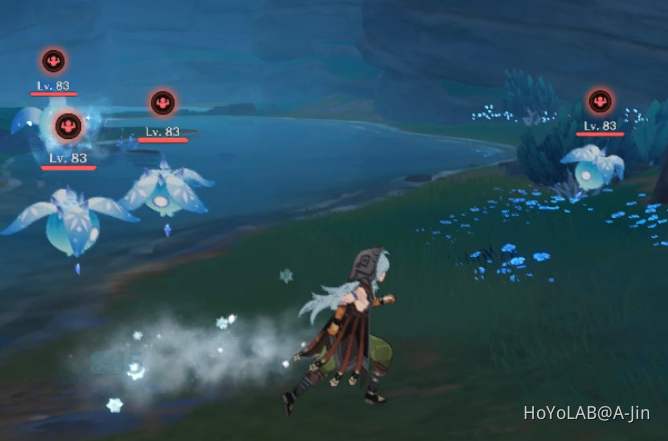 Electro, Pyro, and Cryo Spectres, and their Attacks Genshin Impact ...