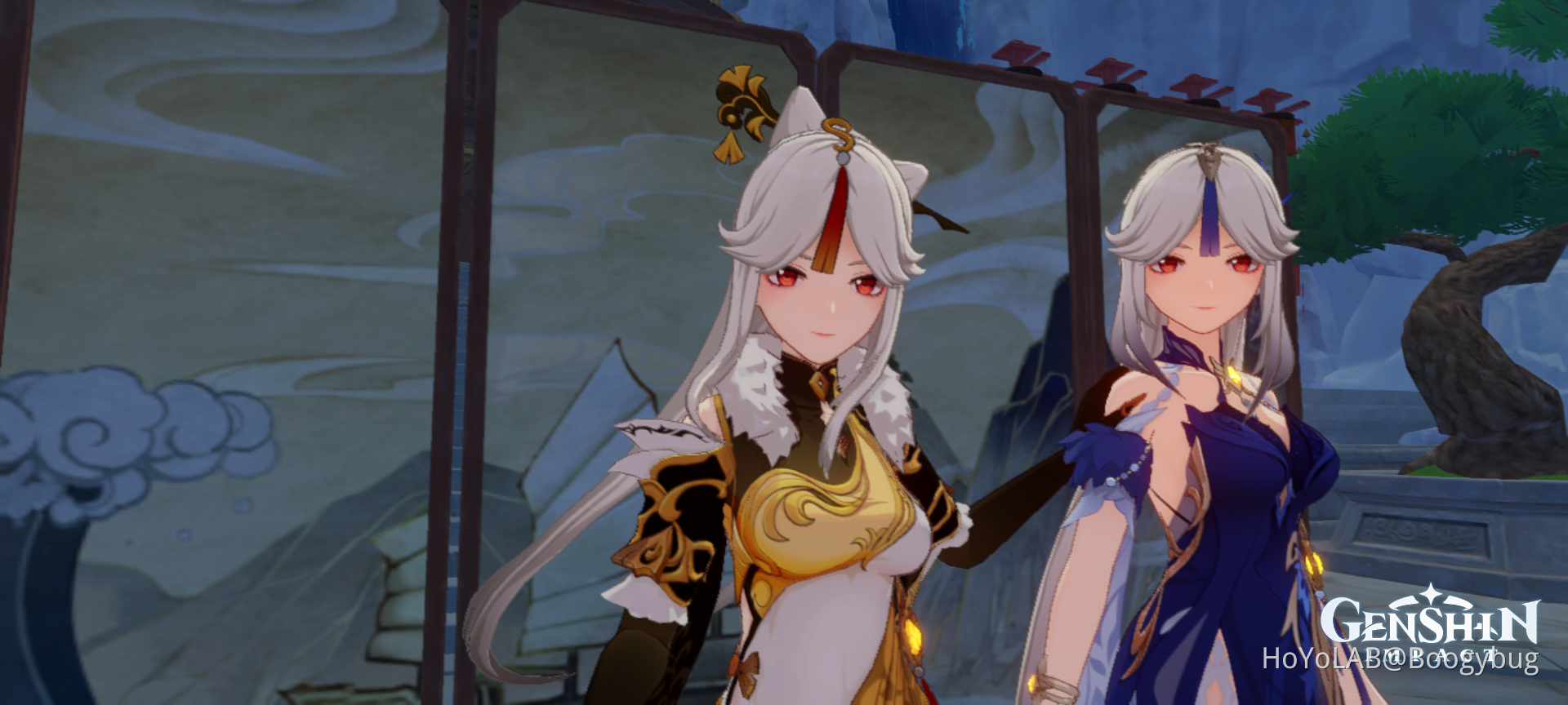 Ningguang with her Twin Sister Genshin Impact | HoYoLAB