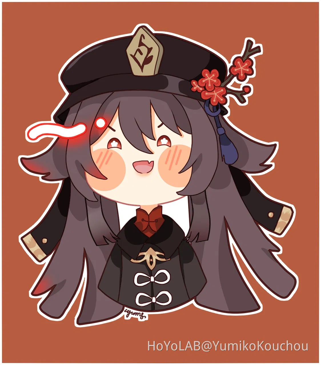 Fanart Hutao chibi Genshin Impact | HoYoLAB