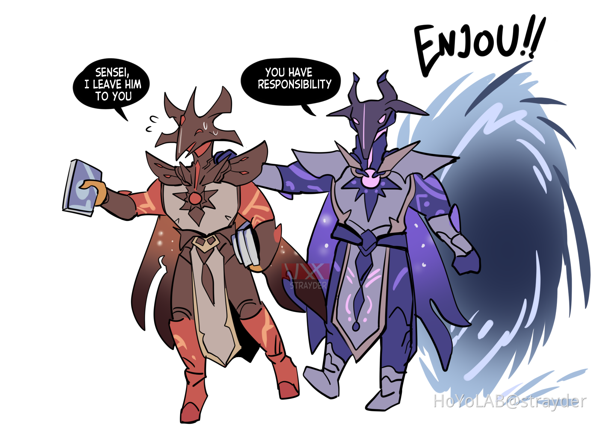 enjou and his comrade Genshin Impact | HoYoLAB