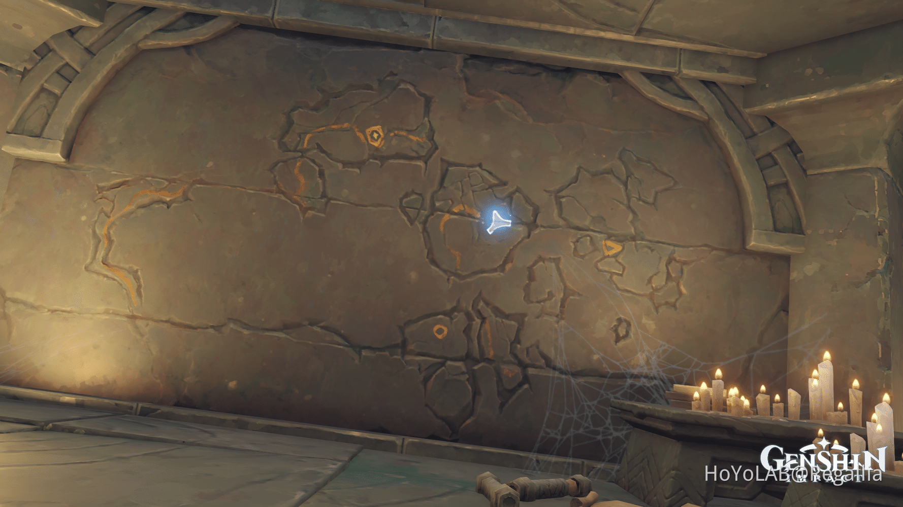 Enkonomiya Map on Wall Genshin Impact | HoYoLAB