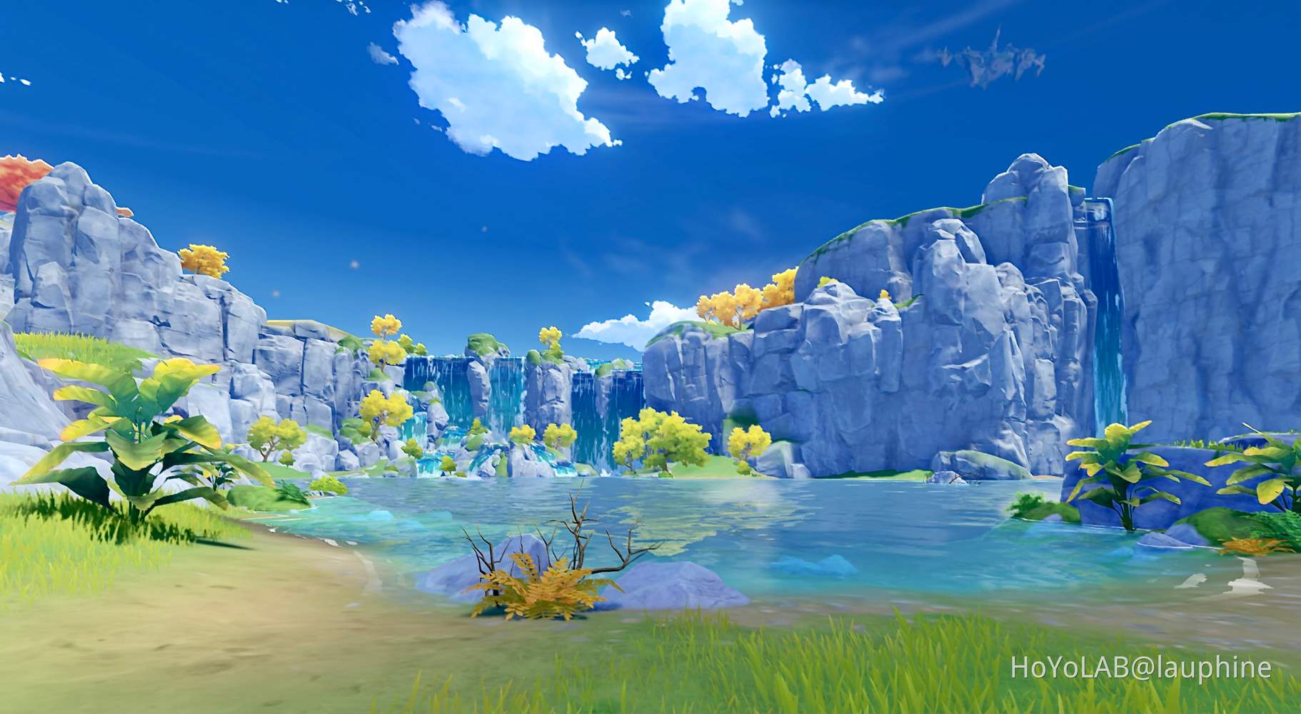 One can find pretty sceneries in Liyue as well. | Genshin Impact | HoYoLAB