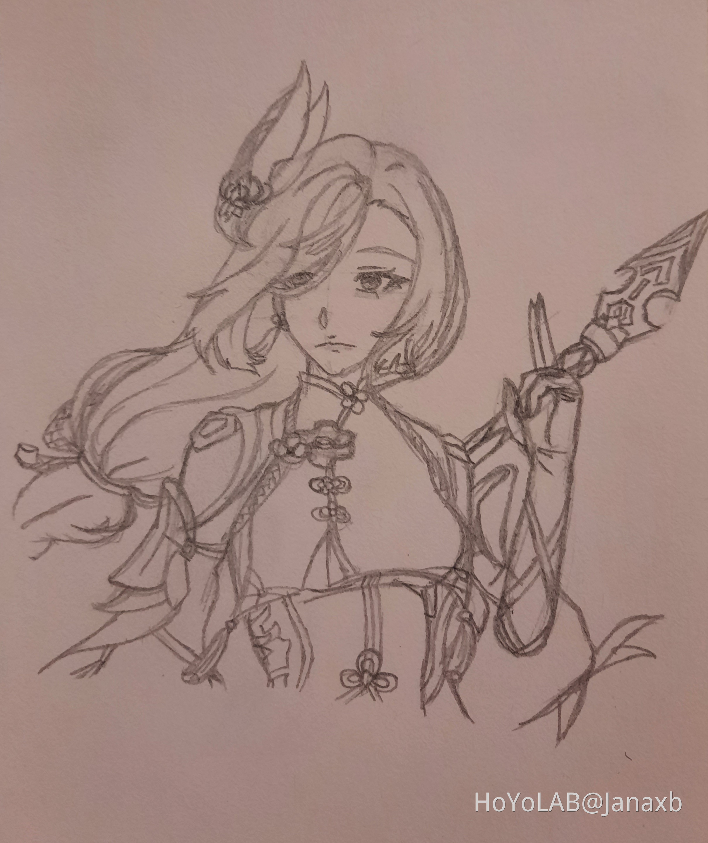 Shenhe Fan-Art | Genshin Impact | HoYoLAB