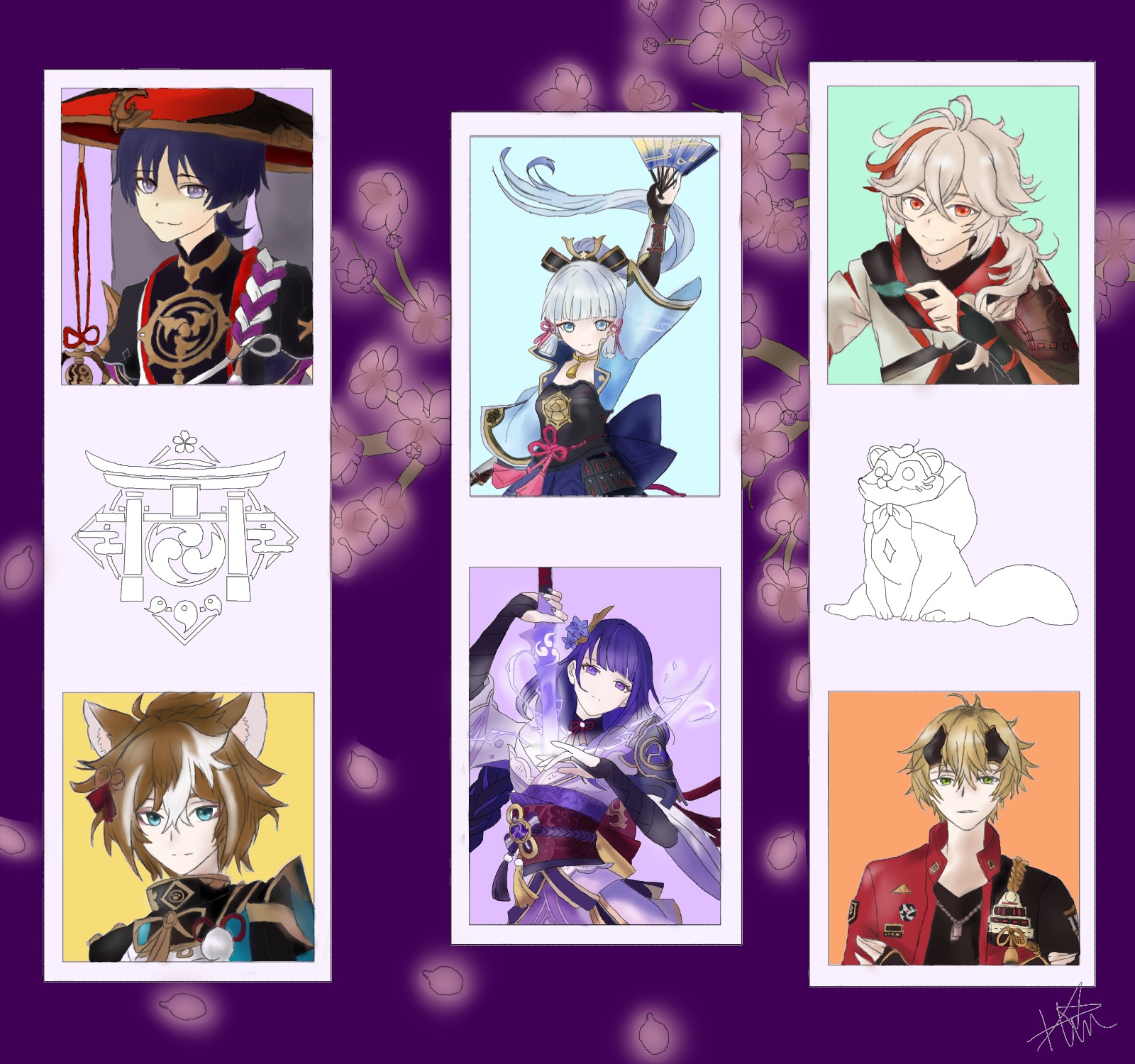 Inazuma chars~ Genshin Impact | HoYoLAB