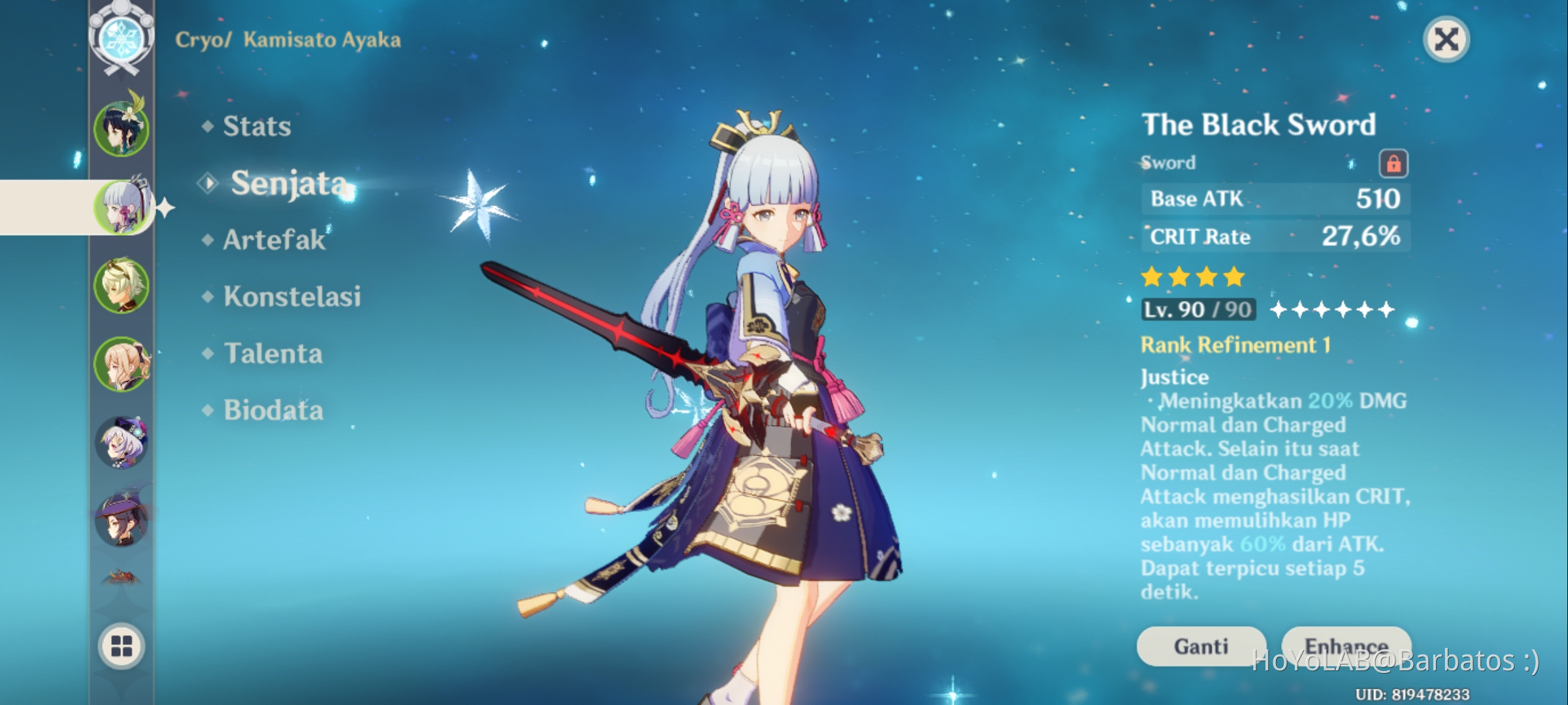 Cryo DPS Queen of Inazuma... Genshin Impact | HoYoLAB