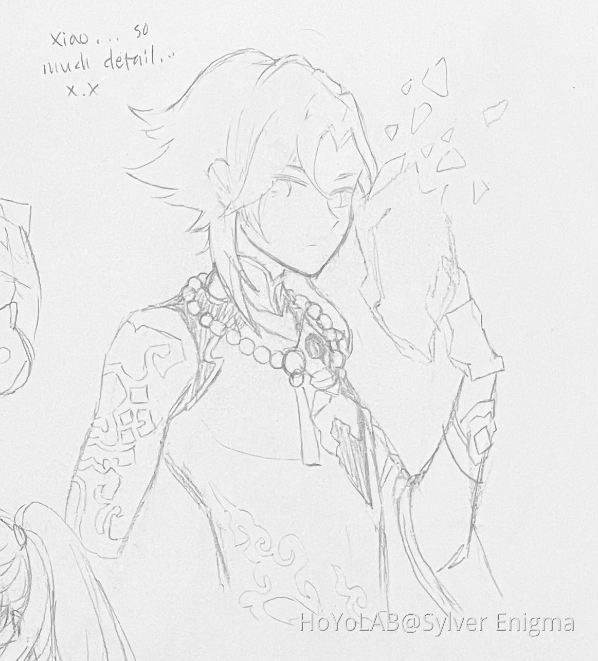 Xiao sketch hehe Genshin Impact | HoYoLAB