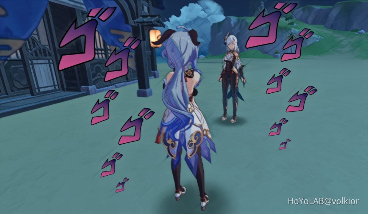 cryo vision Jojo reference Genshin Impact | HoYoLAB