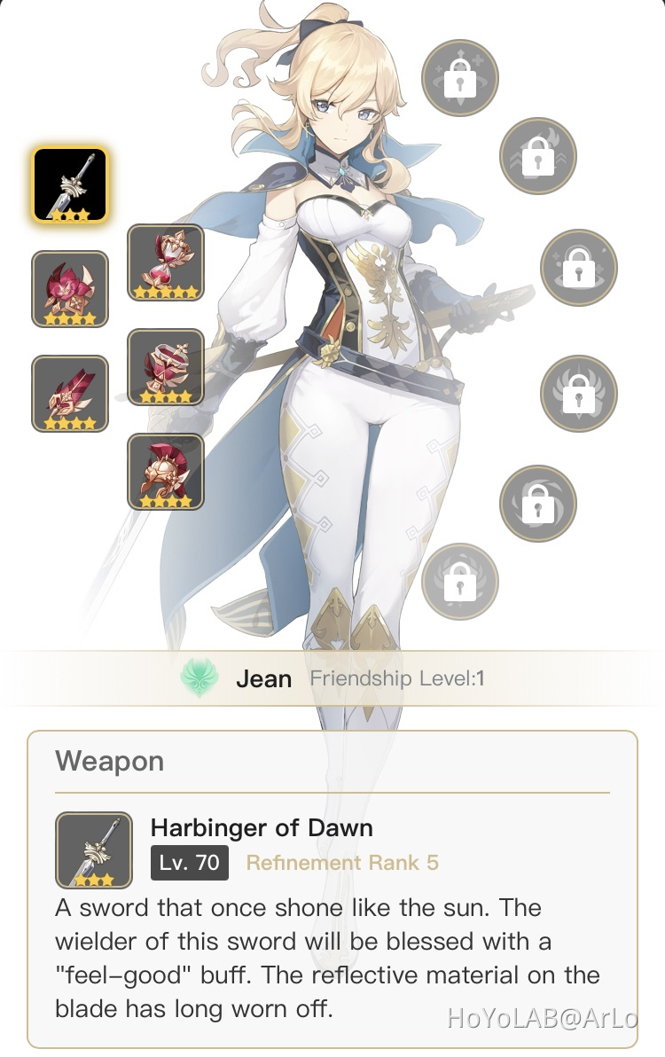 Cheap Jean build. (noob edition #1 ?) Genshin Impact | HoYoLAB