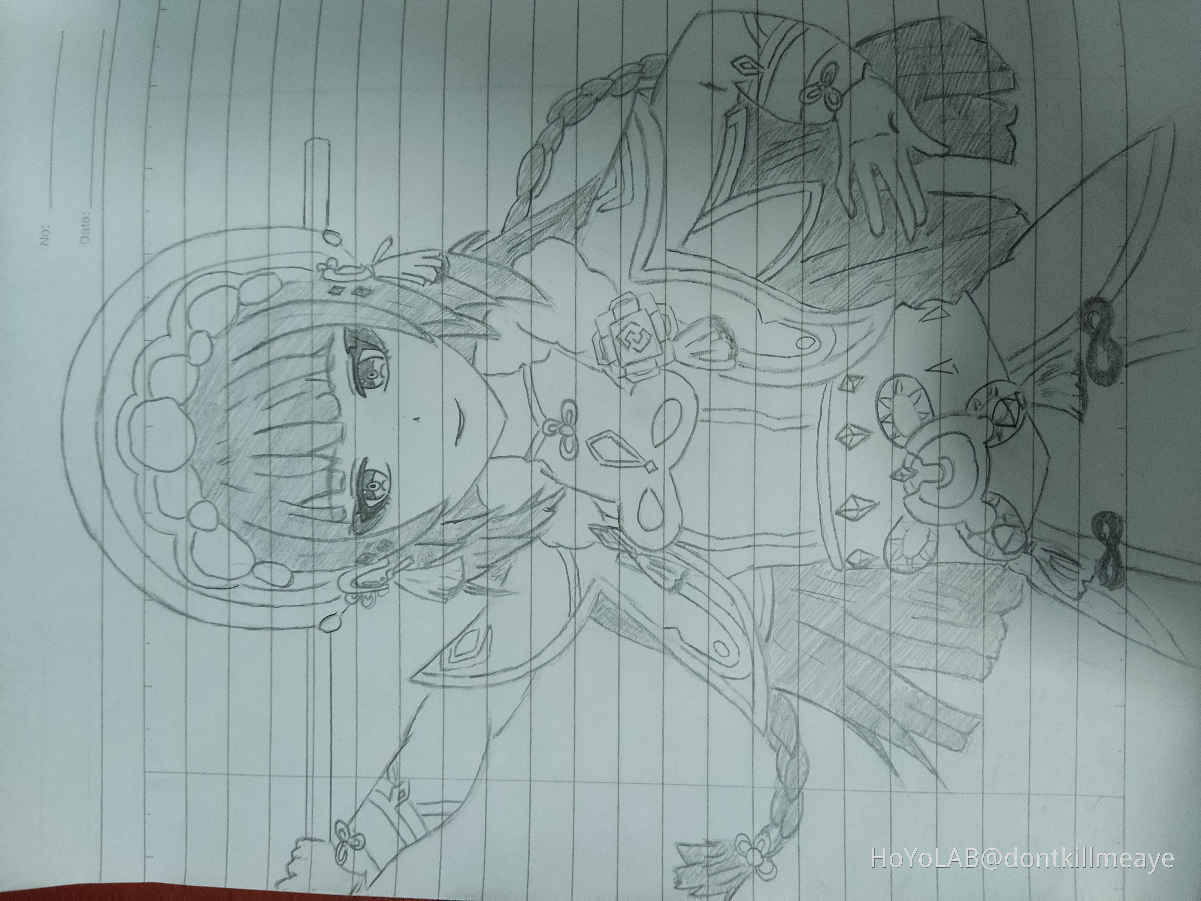 Yunjin sketch Genshin Impact | HoYoLAB