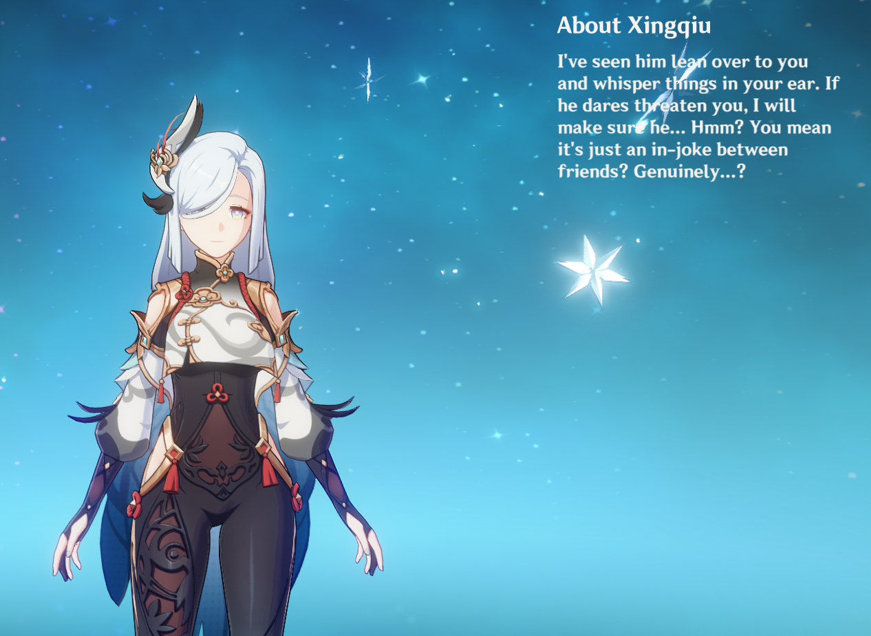 Several lolz and relatable things from Shenhe Dialogues Genshin Impact ...
