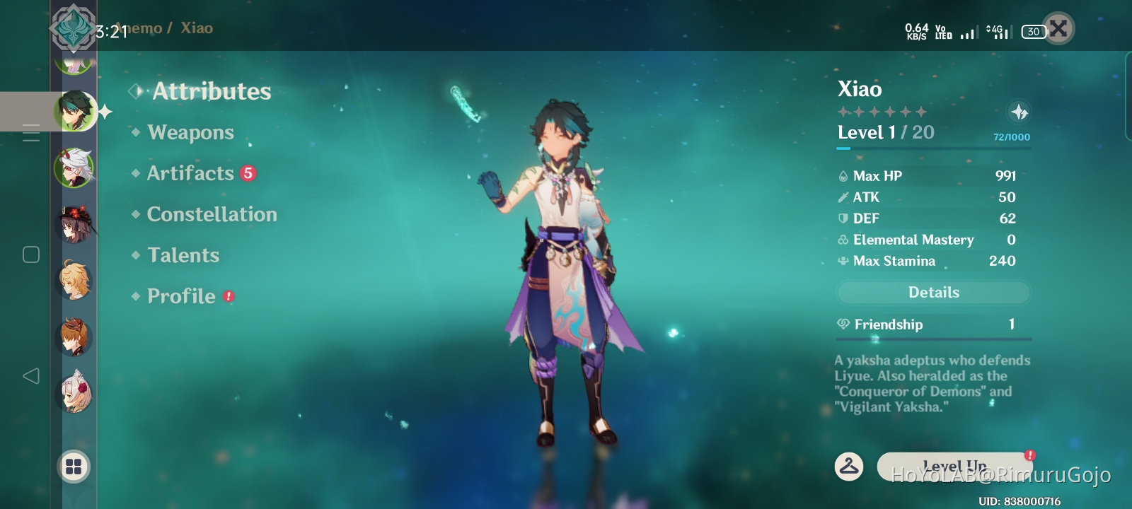 Xaio Come Home (X.C.H) Genshin Impact | HoYoLAB