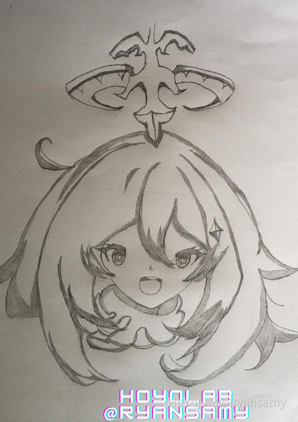 So i tried drawing paimon Genshin Impact | HoYoLAB