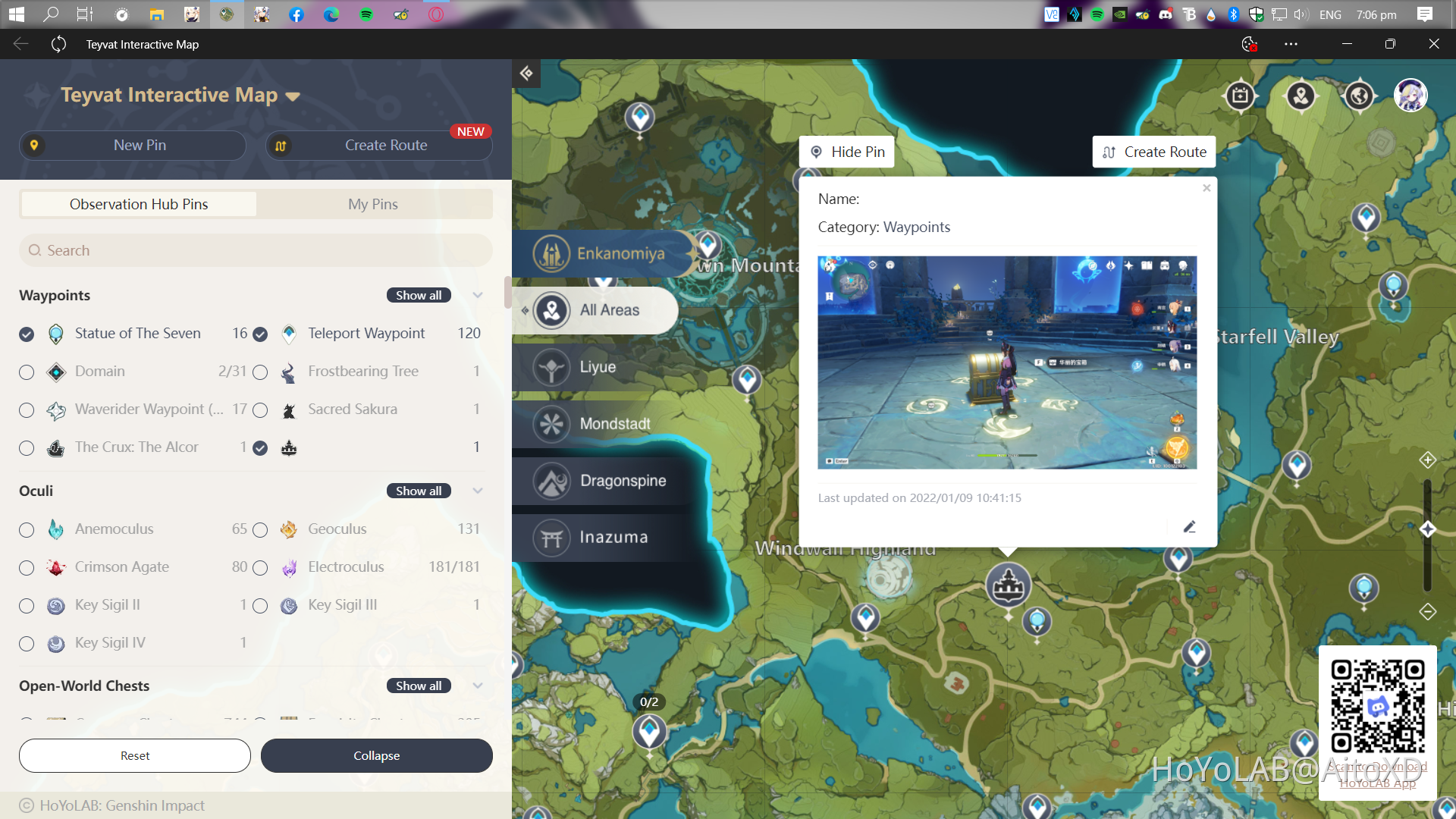 Jade chamber on Teyvat Interactive Map Bugged out.. Or is it? Genshin ...