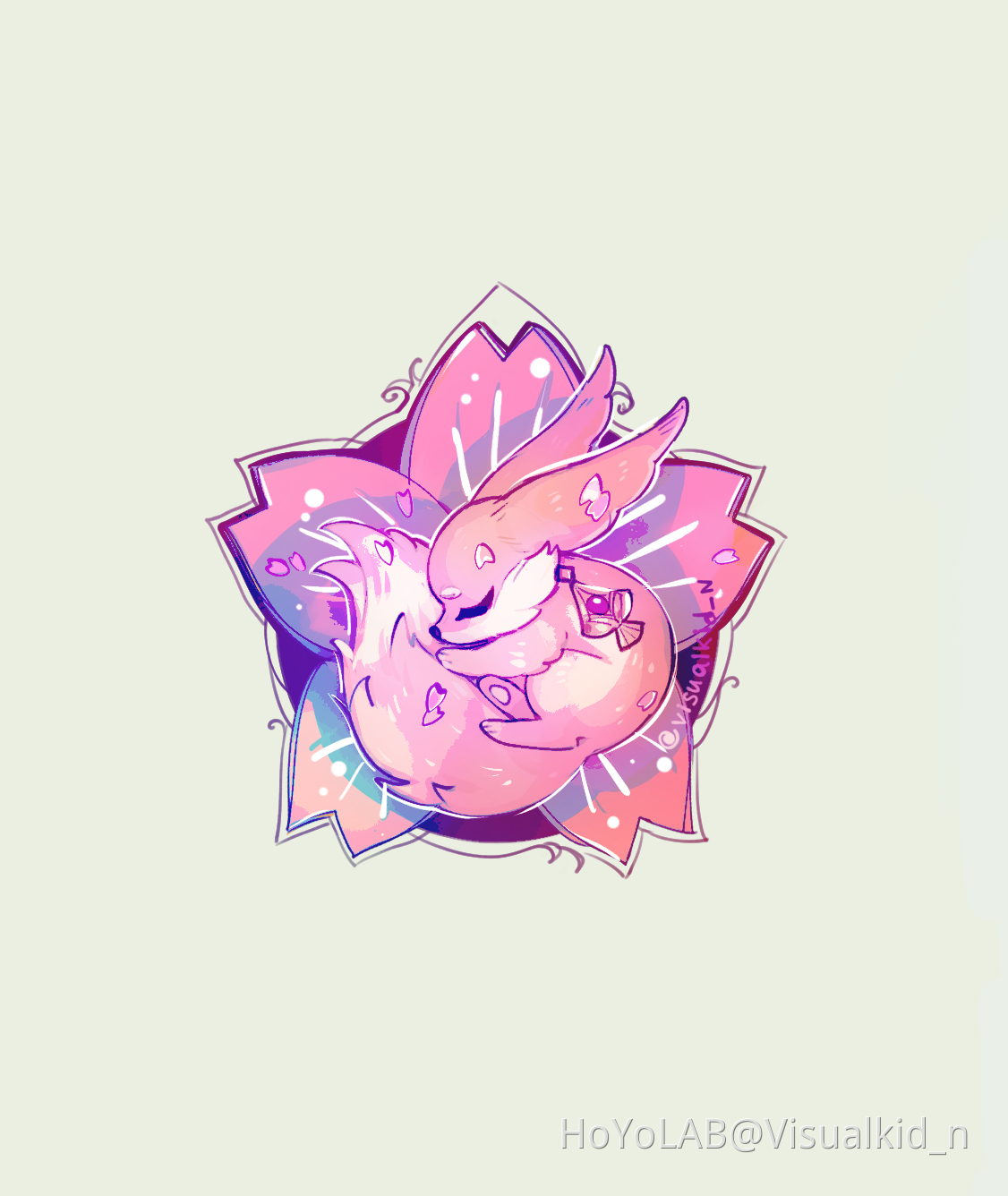 Sakura fox Genshin Impact | HoYoLAB