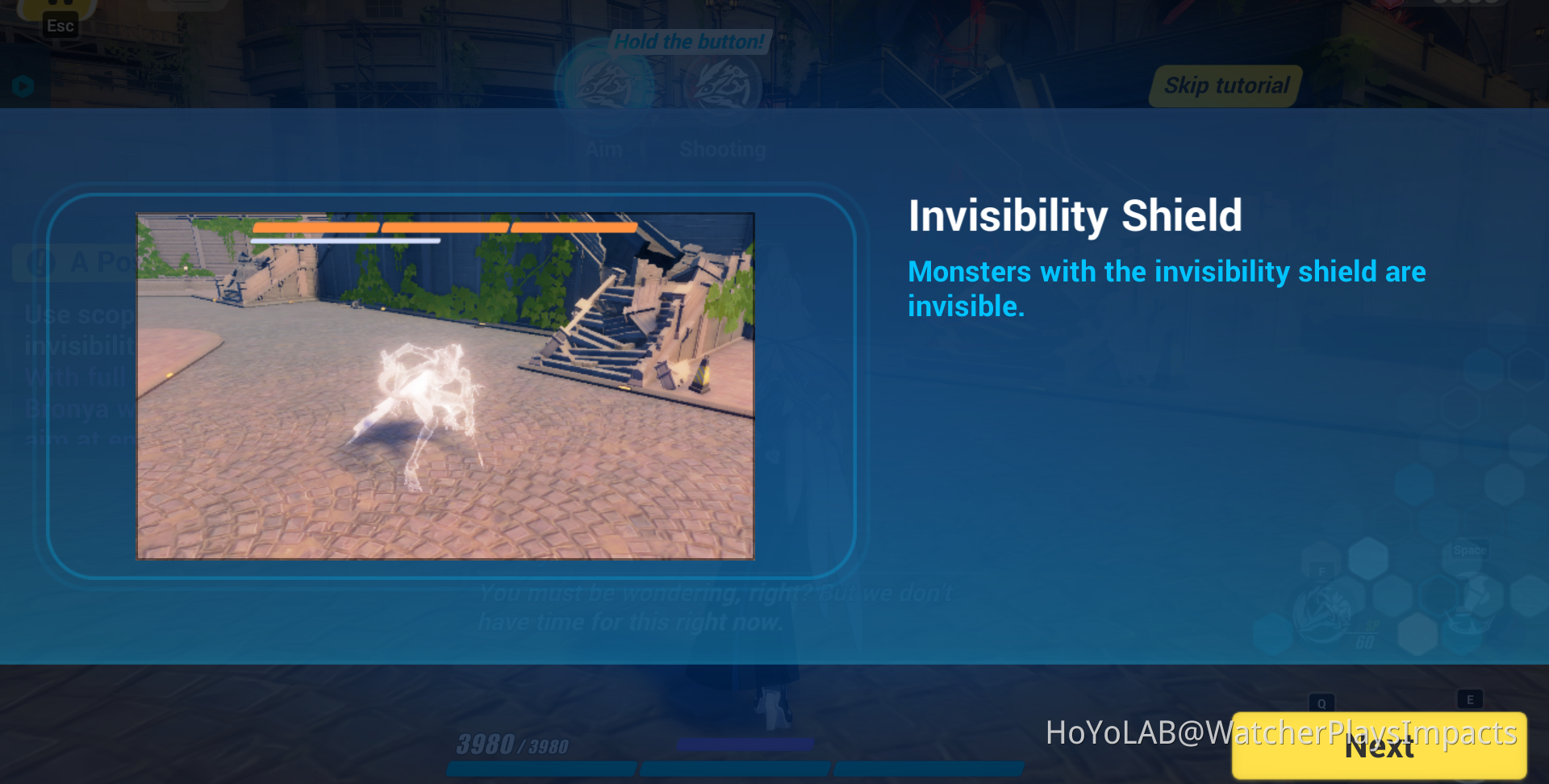 Hmmm, yes, Monsters with Invisibility Shield are Invisible Honkai ...