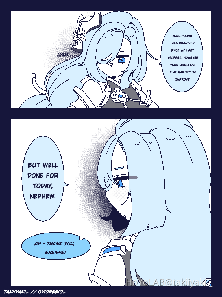 ‘Adeptal Love … Advice?’ A Chongyun and Shenhe Comic ☆ | Genshin Impact ...