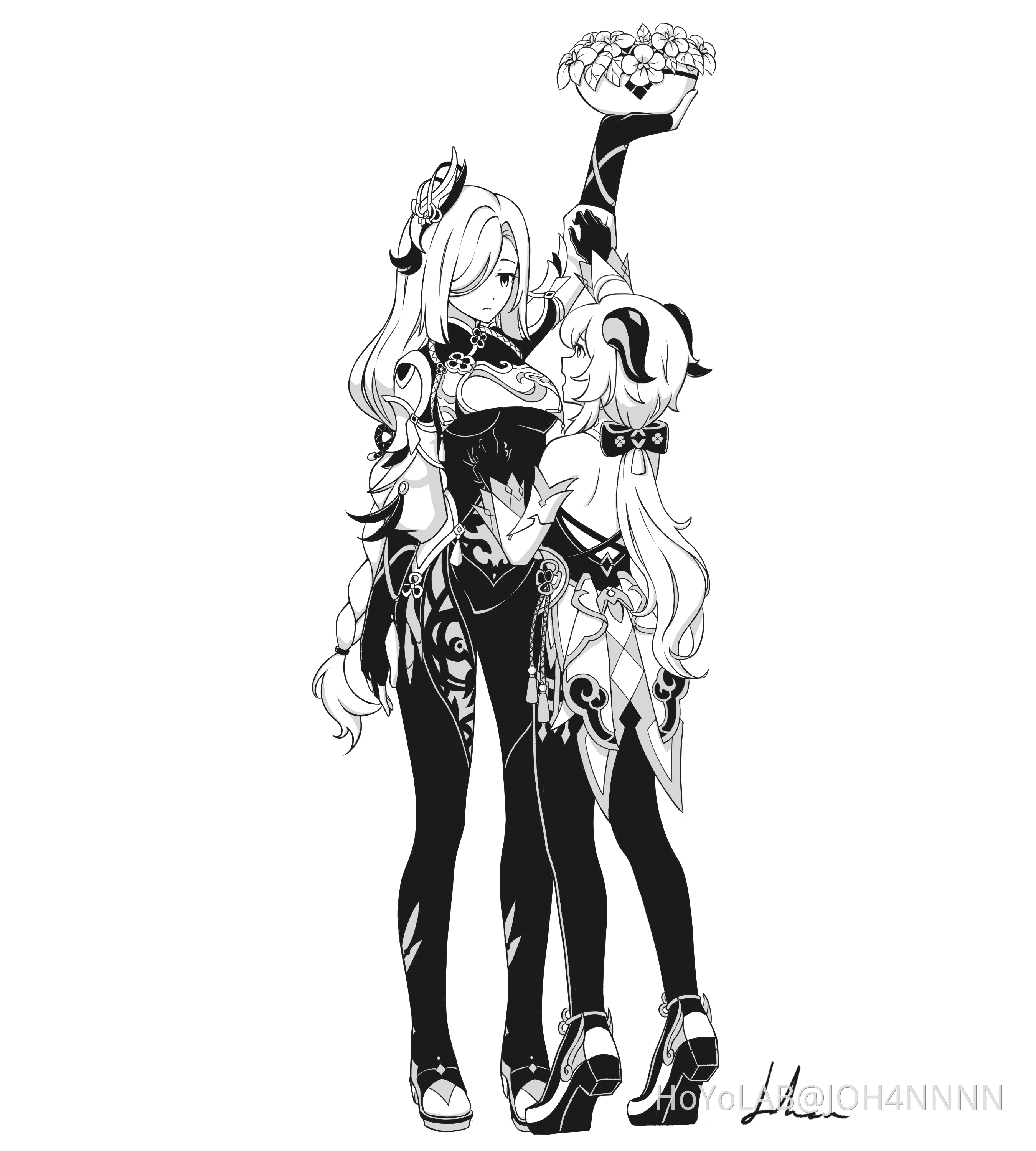 Shenhe Ganyu & Qingxin Flowers Genshin Impact | HoYoLAB