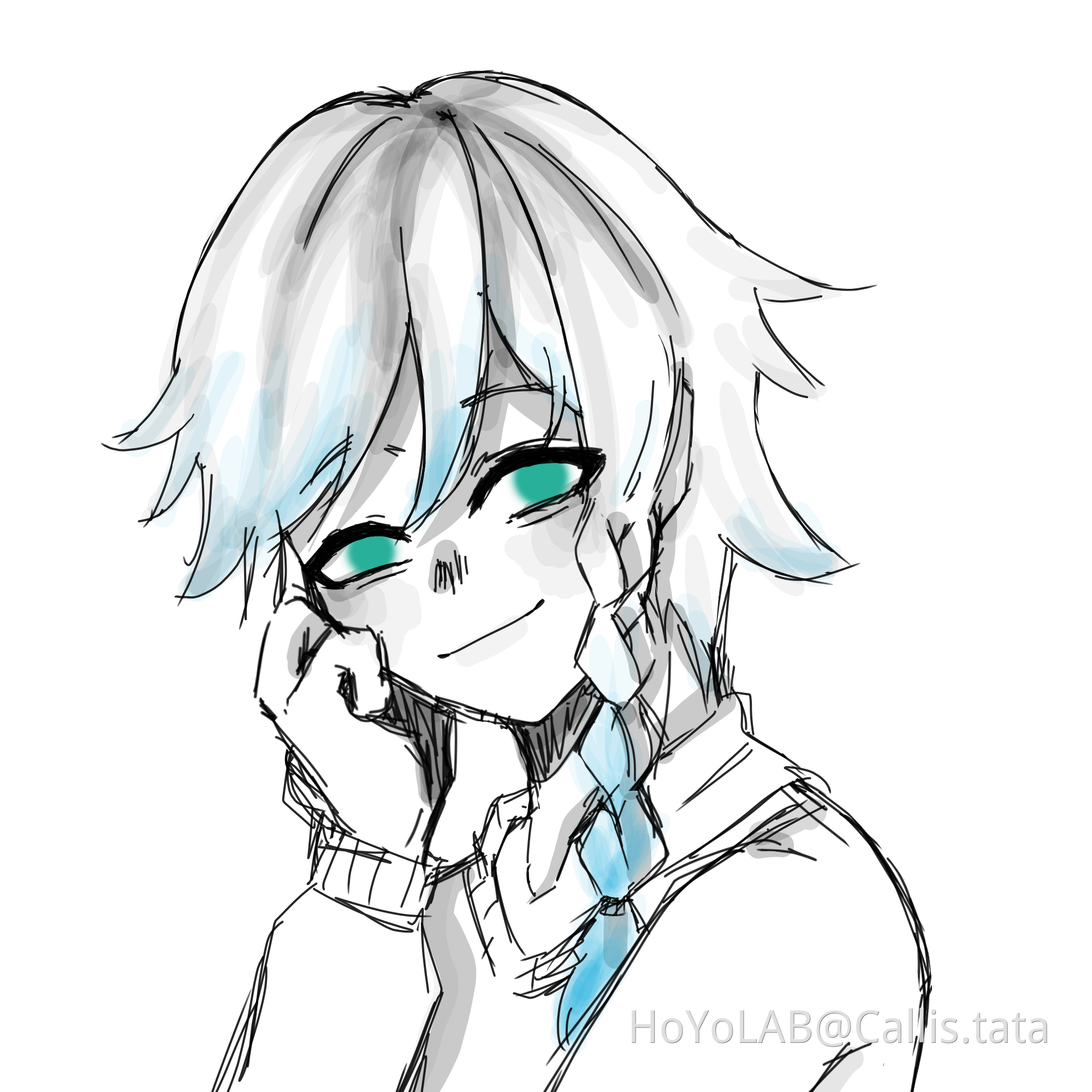 Venti Sketch! Genshin Impact | HoYoLAB