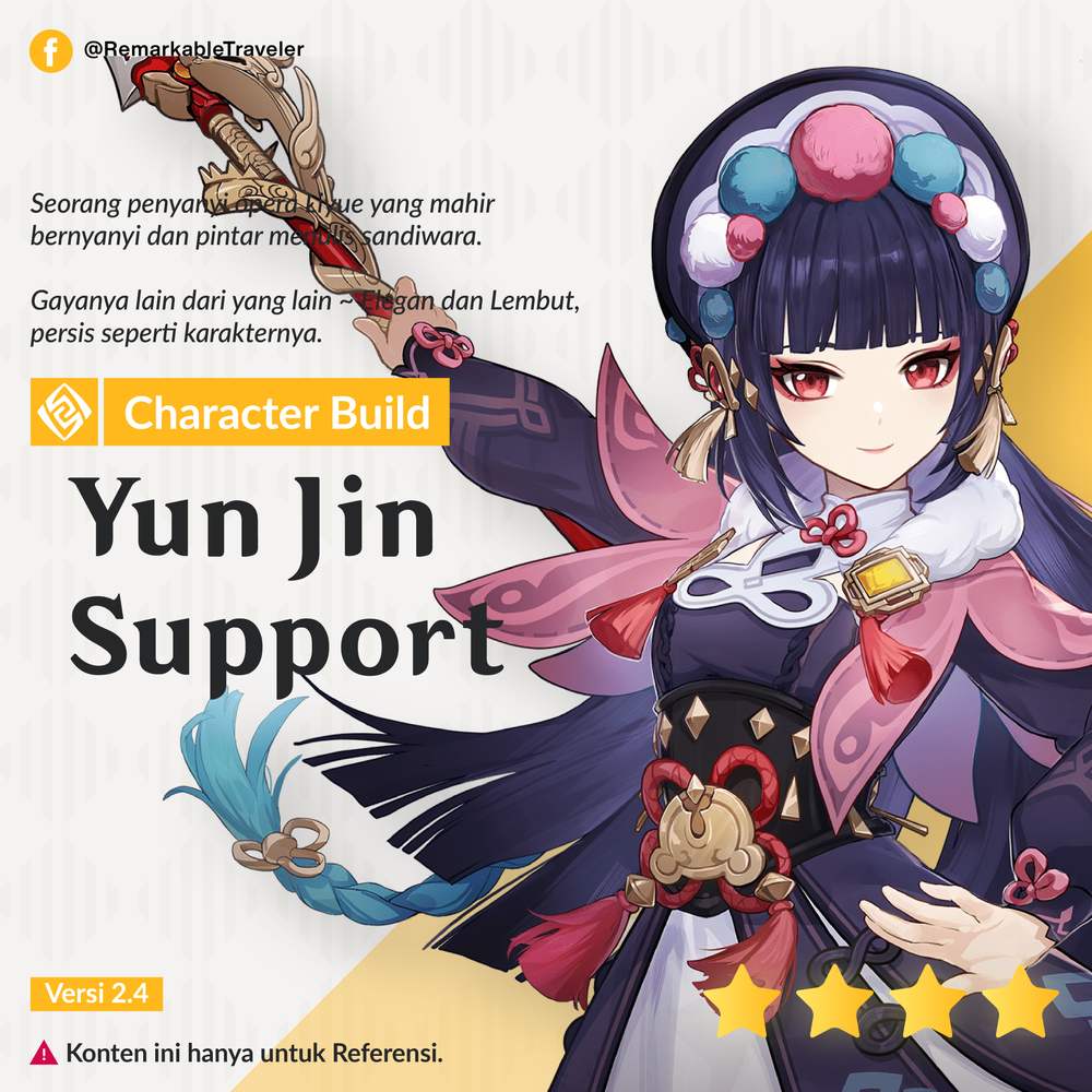 [Mini Guide] Character Build: Yun Jin Support - Stage Lucida [Build ...