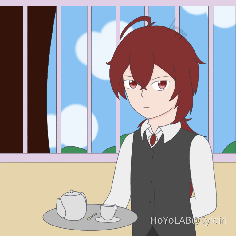 Butler Diluc Genshin Impact | HoYoLAB